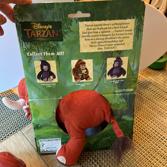 Mattel | Toys | Vintage Nwt Disney Tarzan Trunk Tricks Tantor Stuffed ...